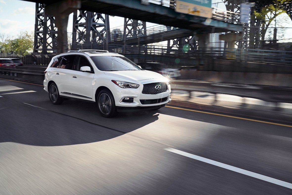 INFINITI models available for test drive - Black & White Oman