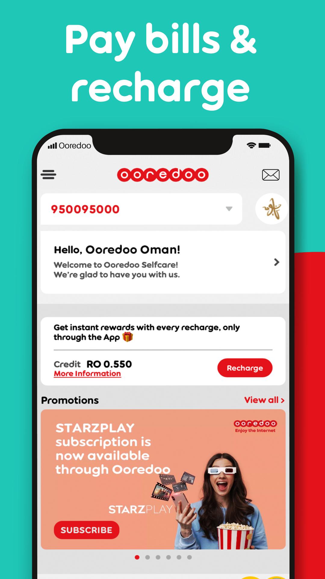 Ooredoo’s Mobile App revamped and easier to use - Black & White Oman