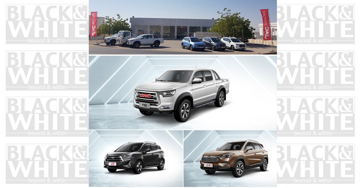 The New JAC Range creates a wave at Jalan Bani Bu Ali - Black & White Oman