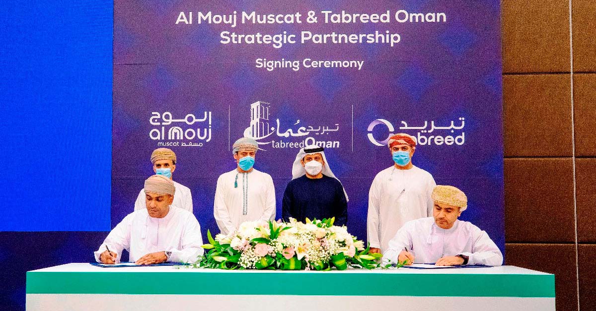 Al Mouj Muscat partners with Tabreed Oman - Black & White Oman
