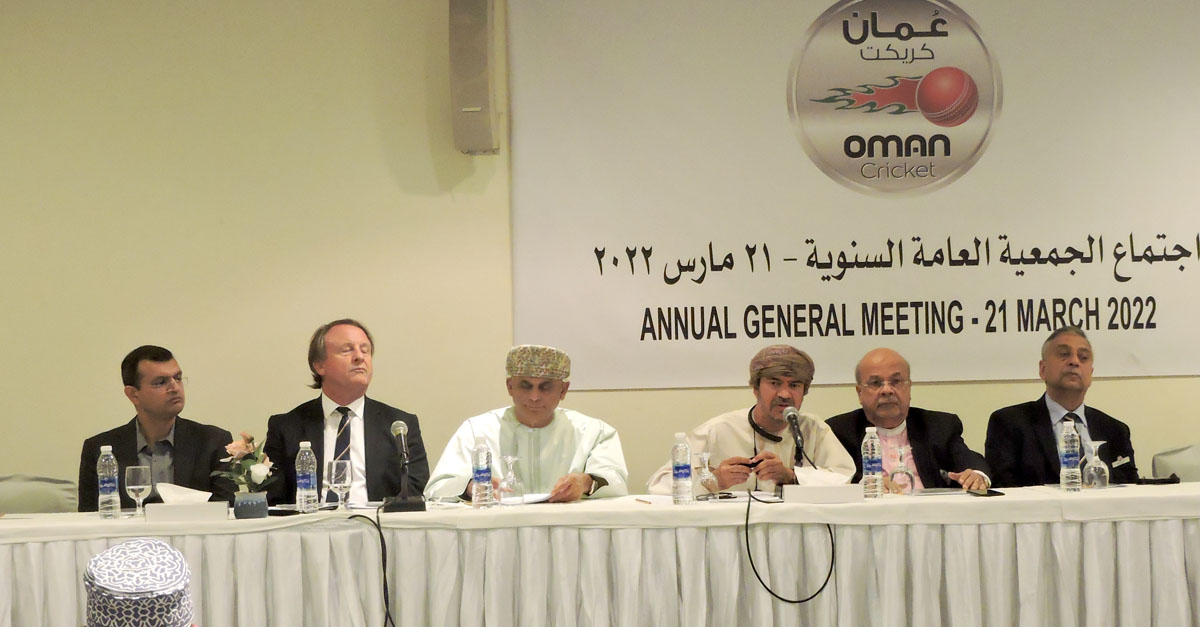 Oman Cricket announces 2022-25 Board of Directors list - Black & White Oman