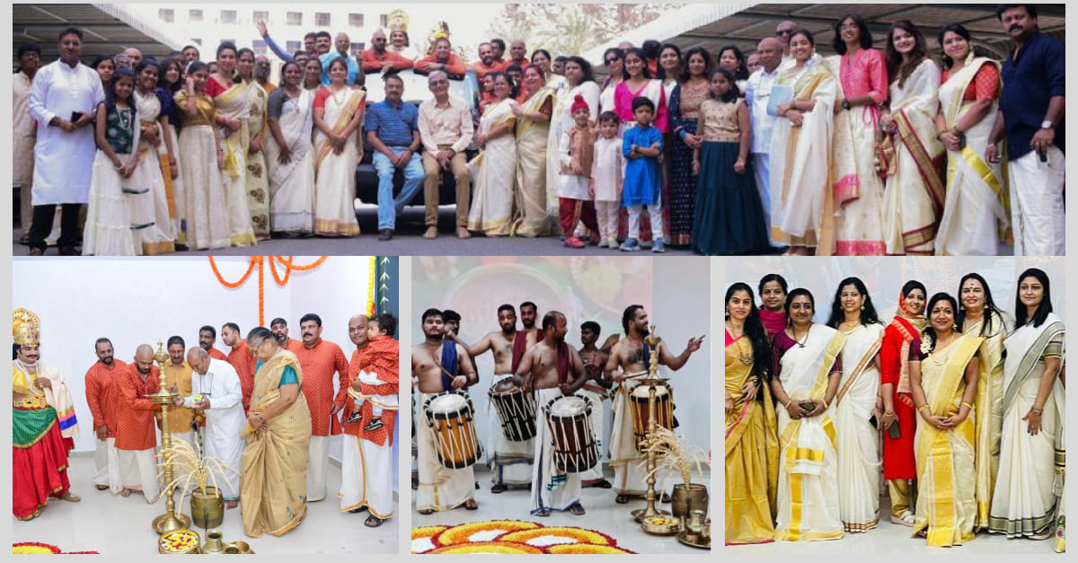 Hatat complex residents script Onam in traditional style and true to ...