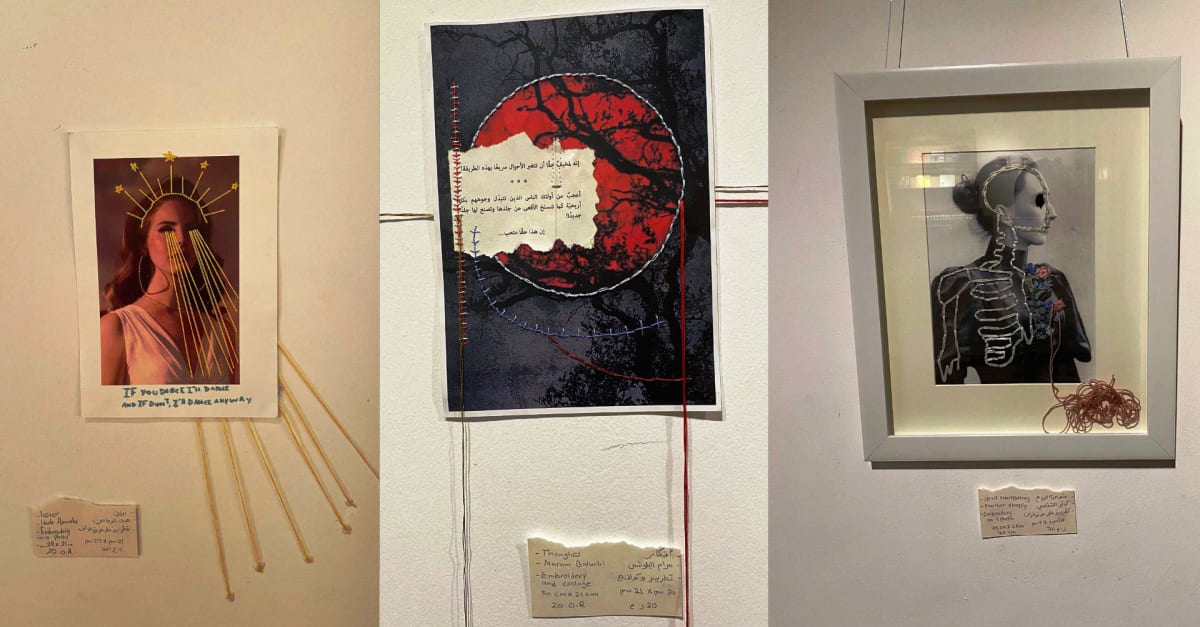 Luminous Threads exhibition at Bait Al Zubair - Black & White Oman