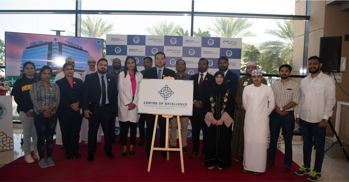 Aster Centre of Excellence unveiled - Black & White Oman
