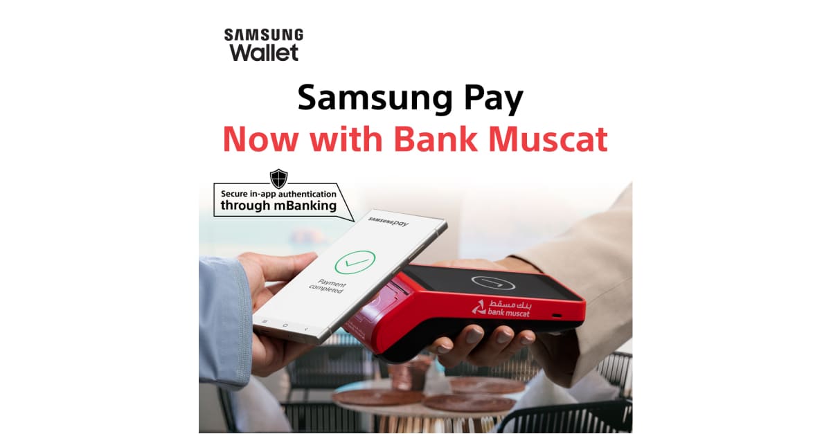 Bank Muscat launches new payment solution with Samsung Pay - Black ...