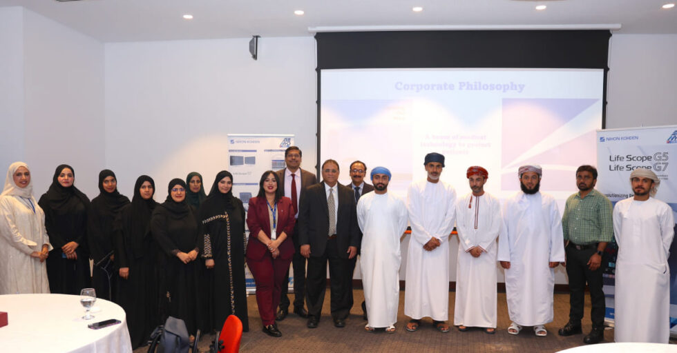 MHD ITICS launches NIHON KOHDEN healthcare products - Black & White Oman