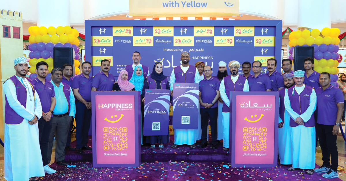 Lulu unveils ‘Happiness’ loyalty rewards program - Black & White Oman