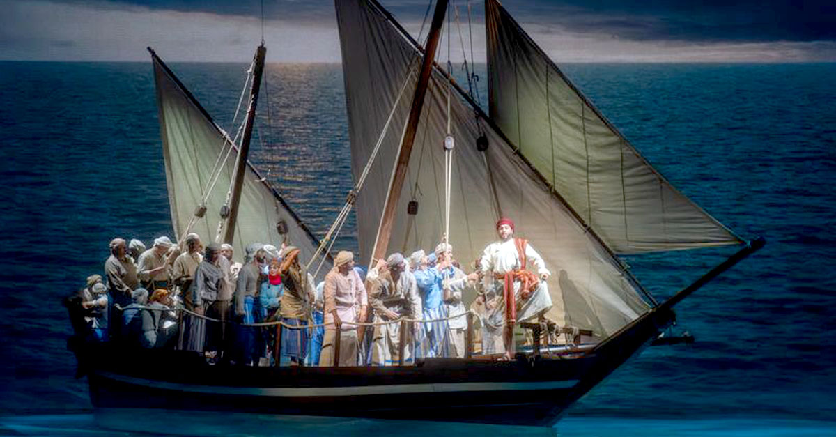 Sindbad, the Omani Sailor world premiere at ROHM - Black & White Oman