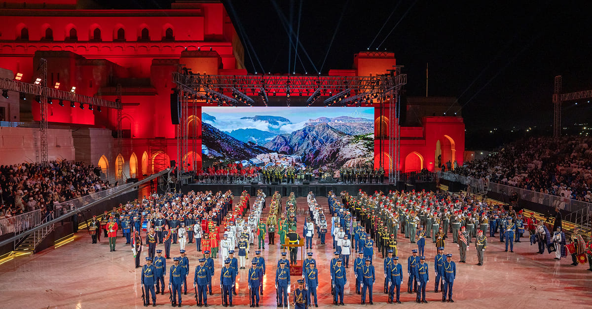 The Royal Opera House Muscat showcased the Return of Military Music ...